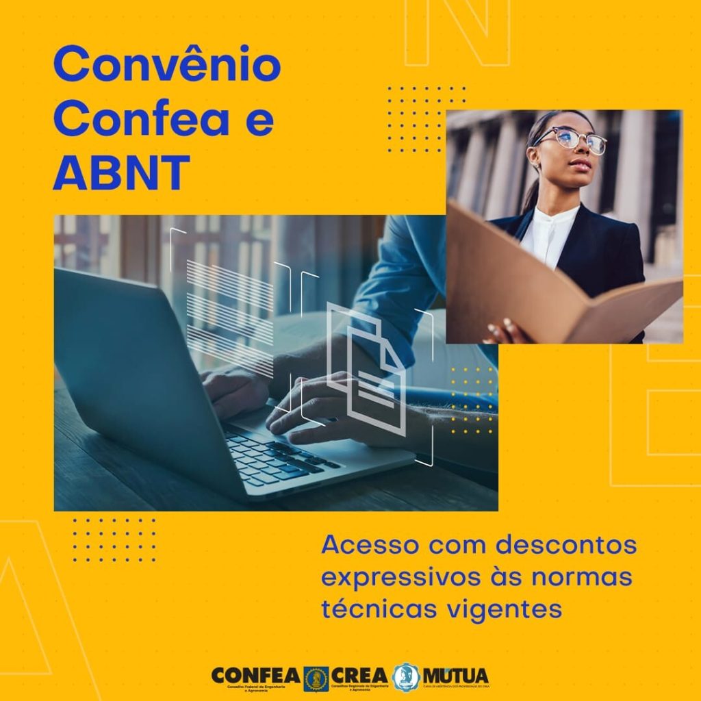 Contrato atualizado entre ABNT e Sistema Confea/Crea e Mútua | CREA-MA